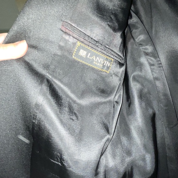 Lanvin | Suits & Blazers | Vintage Lanvin Paris Tuxedo Jacket | Poshmark